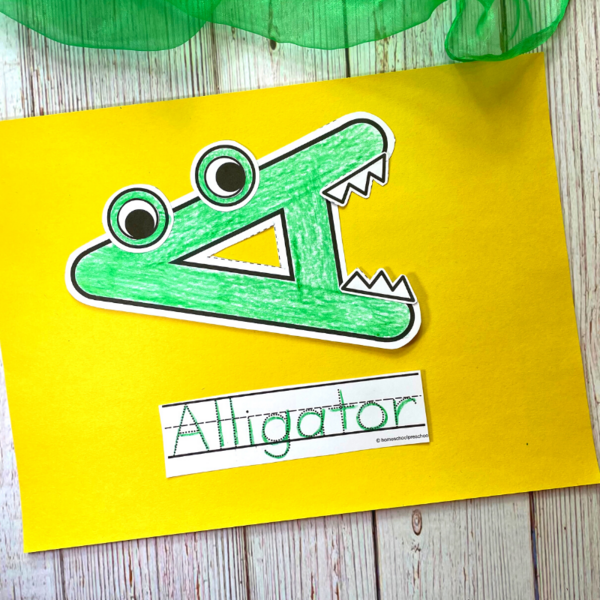 A Is For Alligator Alphabet Craft – Online Social Shop
